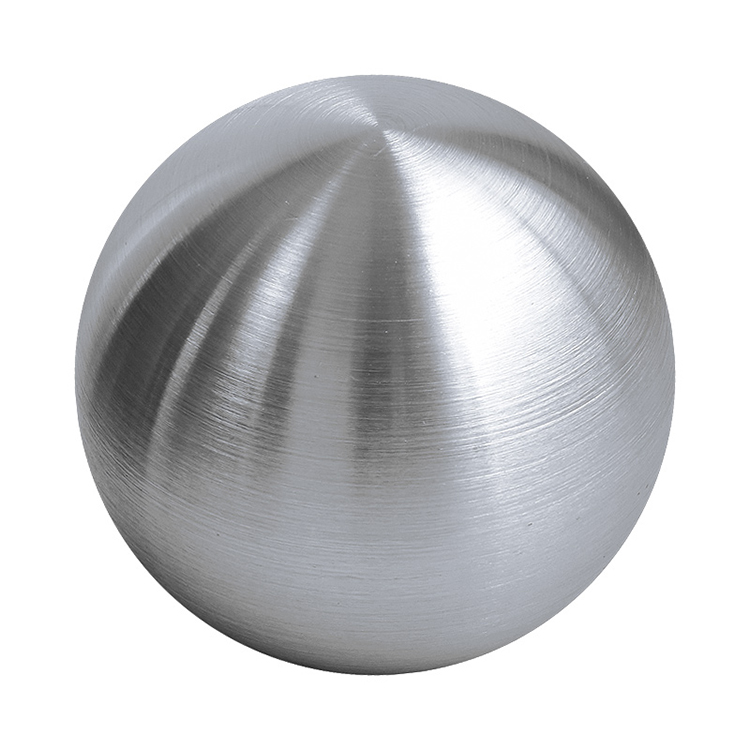 Brushed Polished Stainless Steel Hollow Spheres 120mm M8 Holes