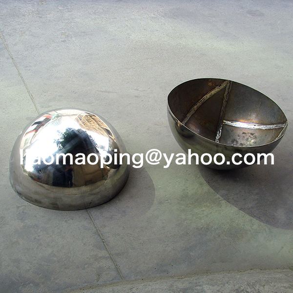 100mm 200mm 300mm 400mm 500mm 600mm Stainless steel hollow hemisphere
