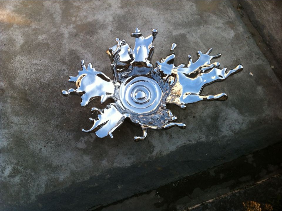 water drop shape sculpture|stainless steel sculpture