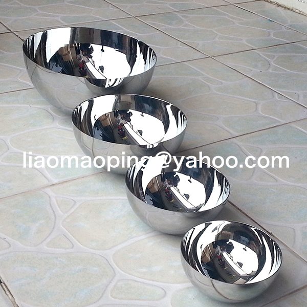 Stainless steel hemisphere Stainless steel half ball