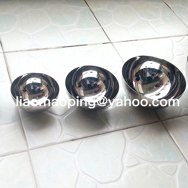 Stainless steel hemisphere Stainless steel half ball