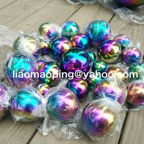 Stainless steel coloured ball Electroplating ball