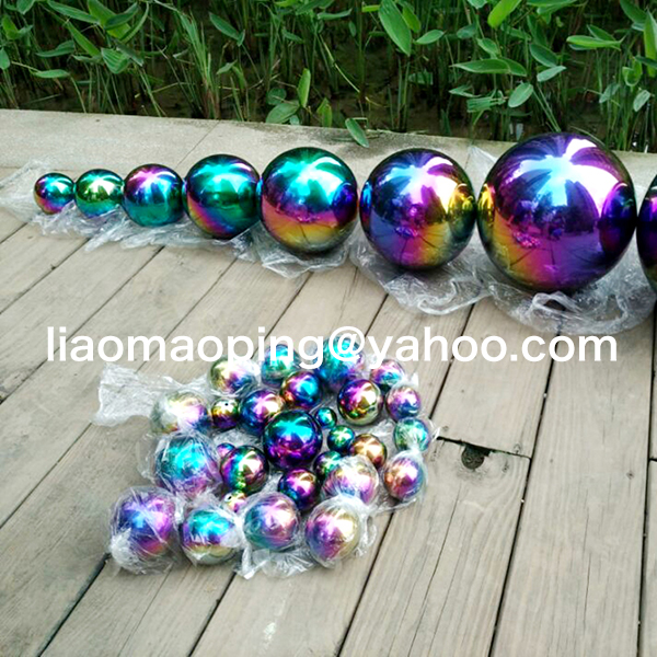 Stainless steel coloured ball Electroplating ball