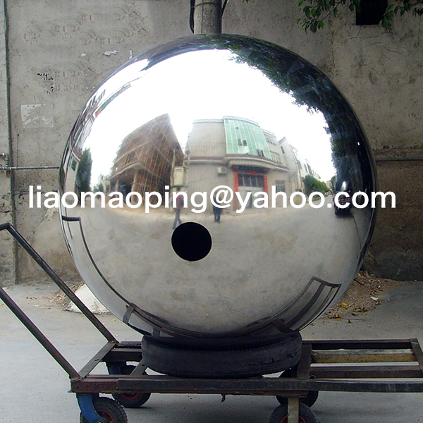 40cm 50cm 60cm 70cm 80cm stainless steel sphere Garden sphere With hole ...
