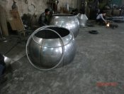 large Stainless steel vase