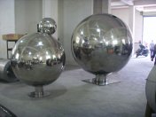 large hollow stainless steel sphere for garden,square,fountains.